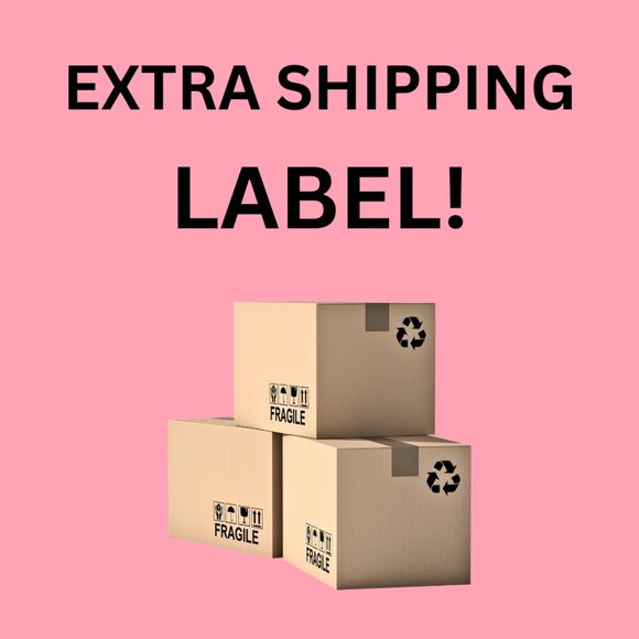 Other | Extra Shipping Label | Poshmark